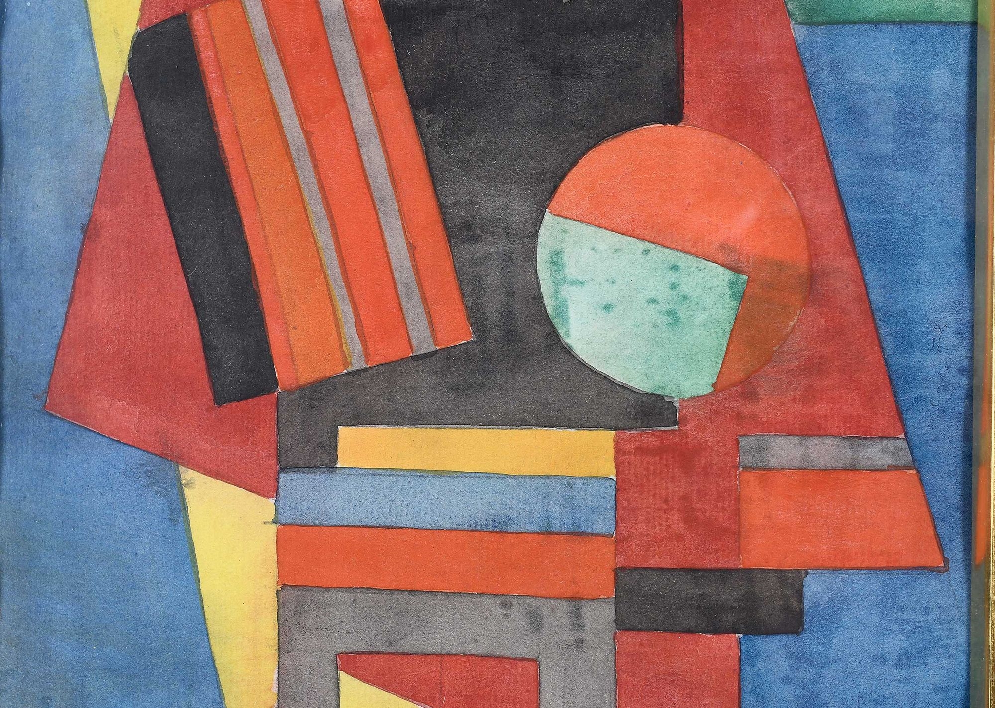 Carl Robert Holty | Untitled, (Hard Edge Forms) (1941) | MutualArt