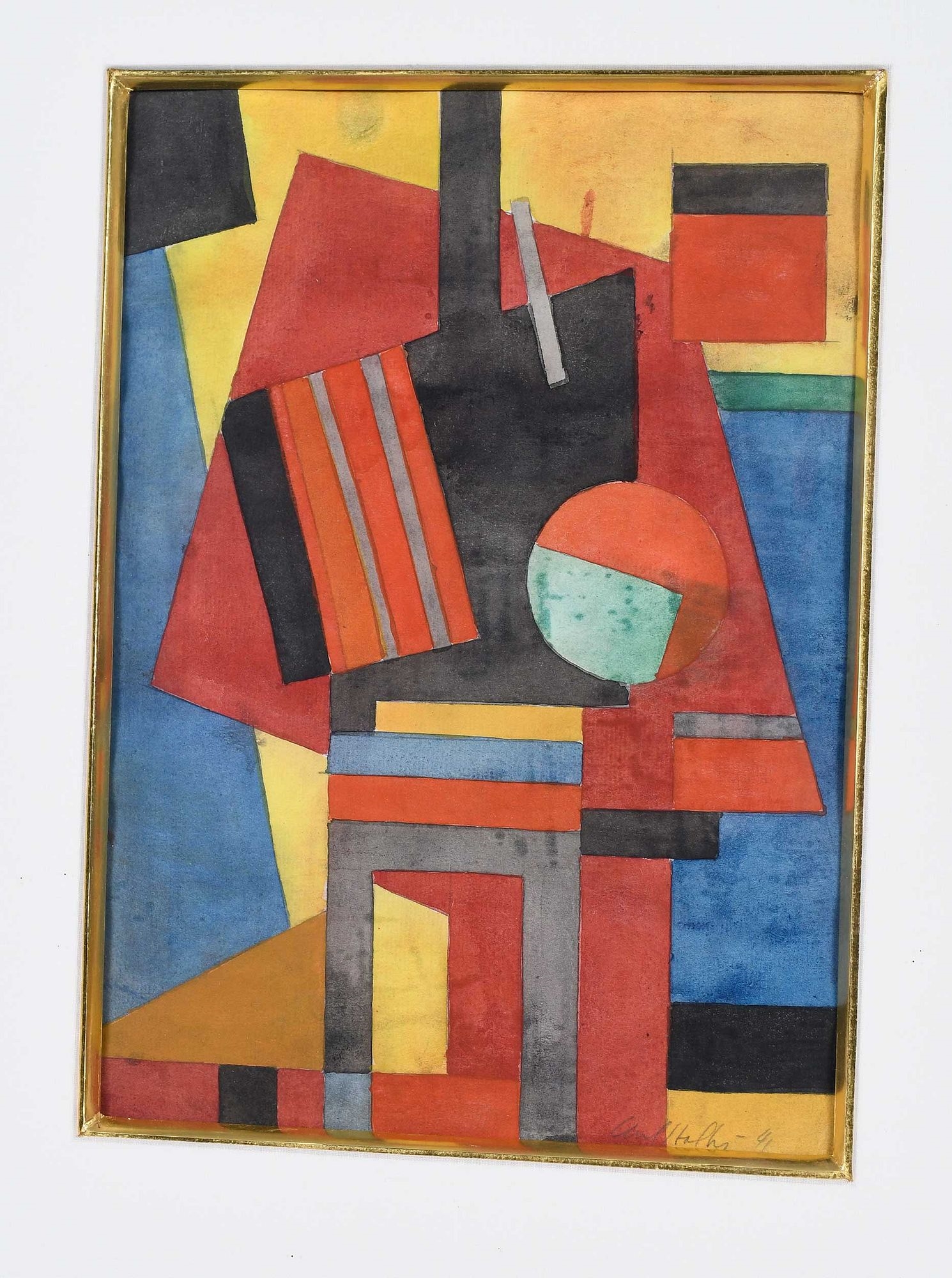 Carl Robert Holty | Untitled, (Hard Edge Forms) (1941) | MutualArt