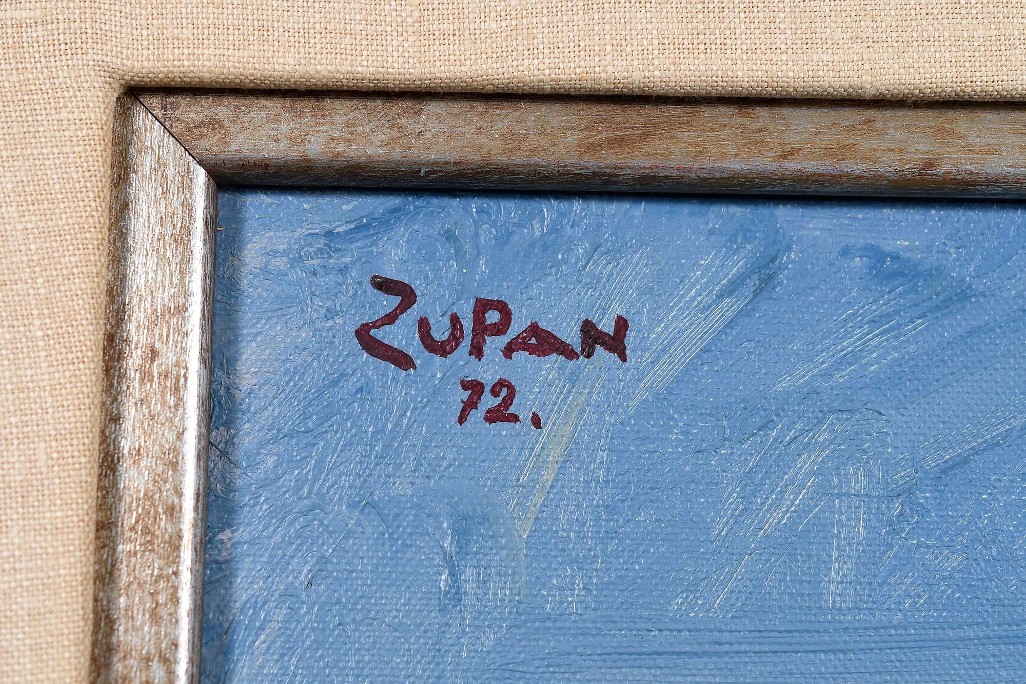 Bruno Zupan | Gondola Repair (1972) | MutualArt