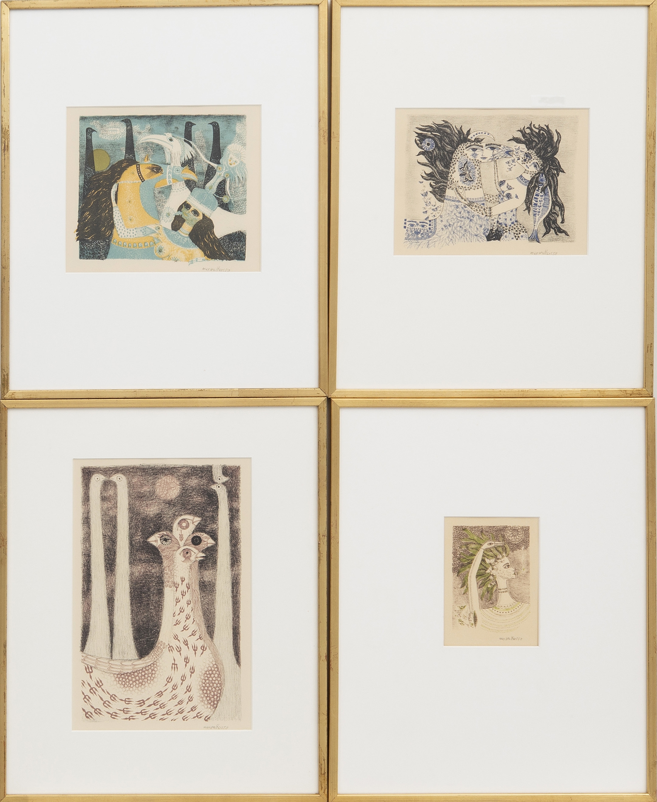 Max Walter Svanberg | Imaginary female figures and animals (50) | MutualArt