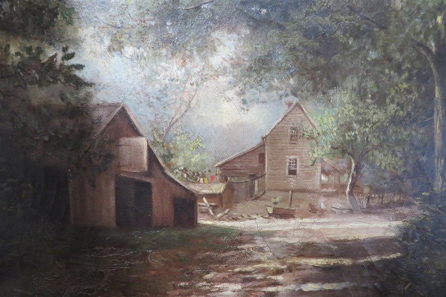 William T. Robinson | COUNTRY PATH TO COTTAGE (1852) | MutualArt