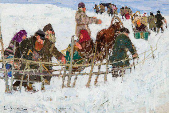 Leon Gaspard | Winter in Siberia | MutualArt