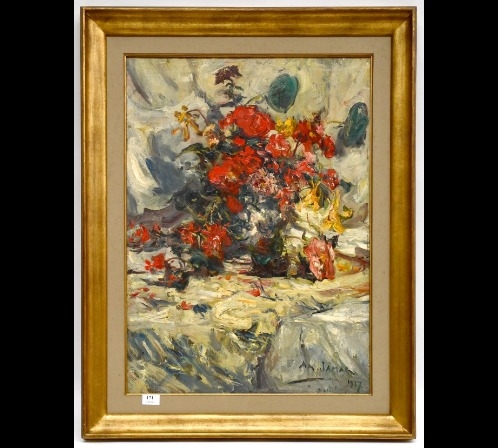 Armand Jamar | Nature morte aux fleurs (1937) | MutualArt