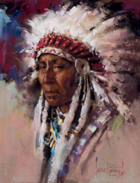 Harley Brown | Flag Cree Nation (2005) | MutualArt