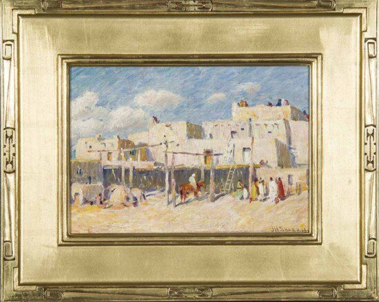 Joseph Henry Sharp | Adobe Village (13) | MutualArt