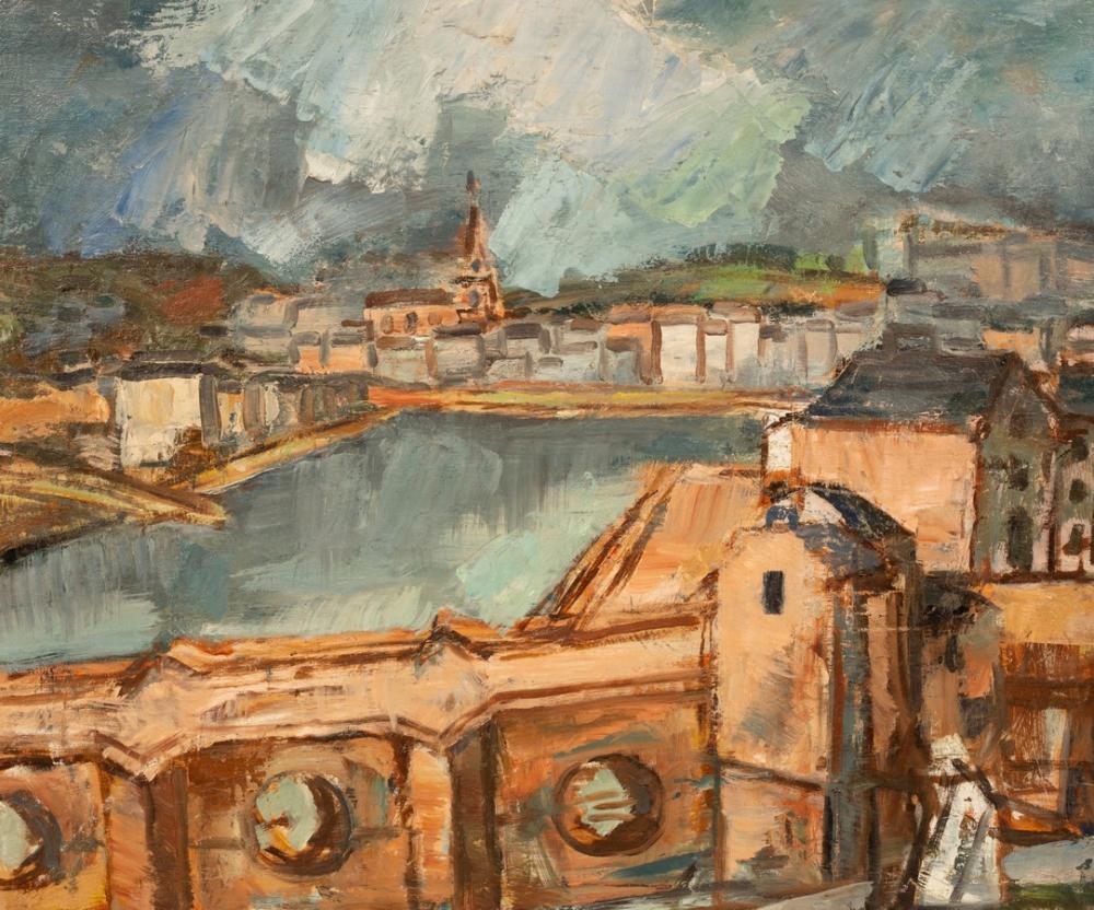 Anne Estelle Rice | Anne Rice (1877-1959)/Continental Townscape/oil on ...