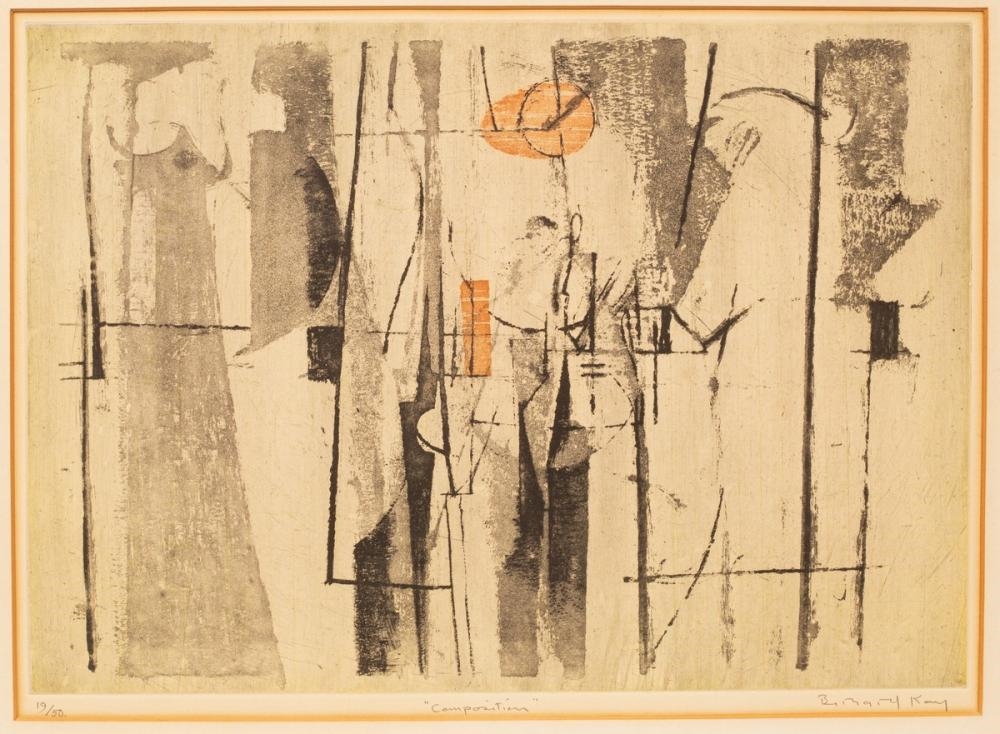 Bernard Kay | Bernard Kay (1927-2021)/Composition/signed | MutualArt
