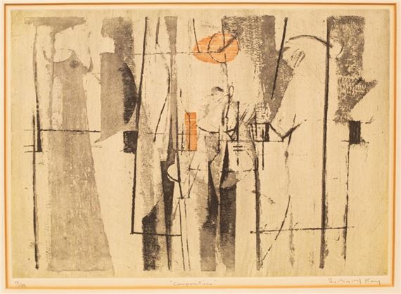 Bernard Kay | Bernard Kay (1927-2021)/Composition/signed | MutualArt