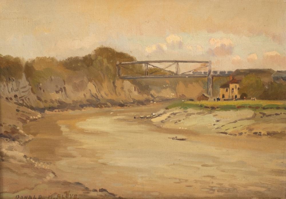 Donald Henry Floyd | Donald Floyd (1892-1965)/Rail Bridge over the ...