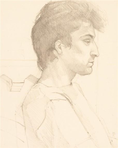 Malcolm Ashman | Malcolm Ashman (born 1957)/Study of Giancarlo/pencil ...