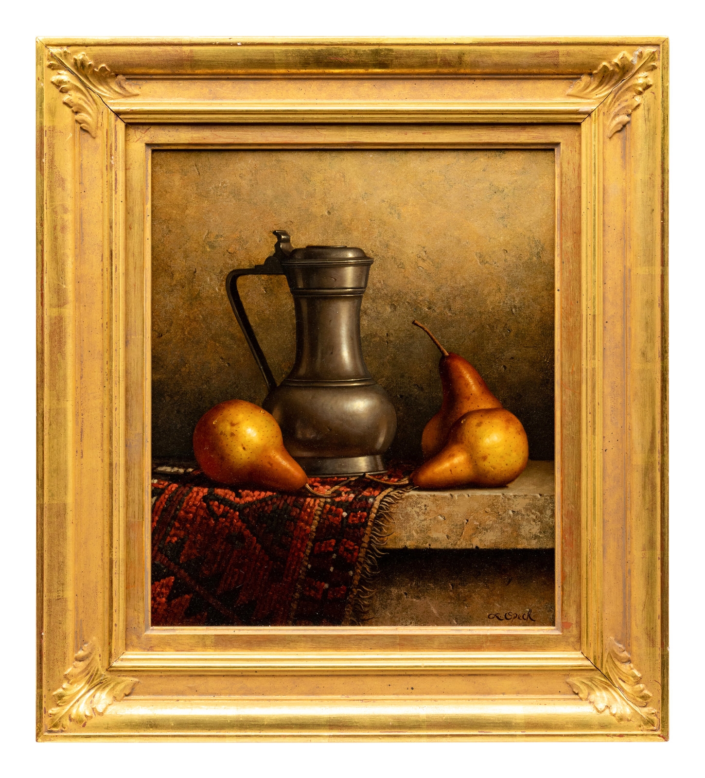 Loran Speck | Pewter with Pears | MutualArt