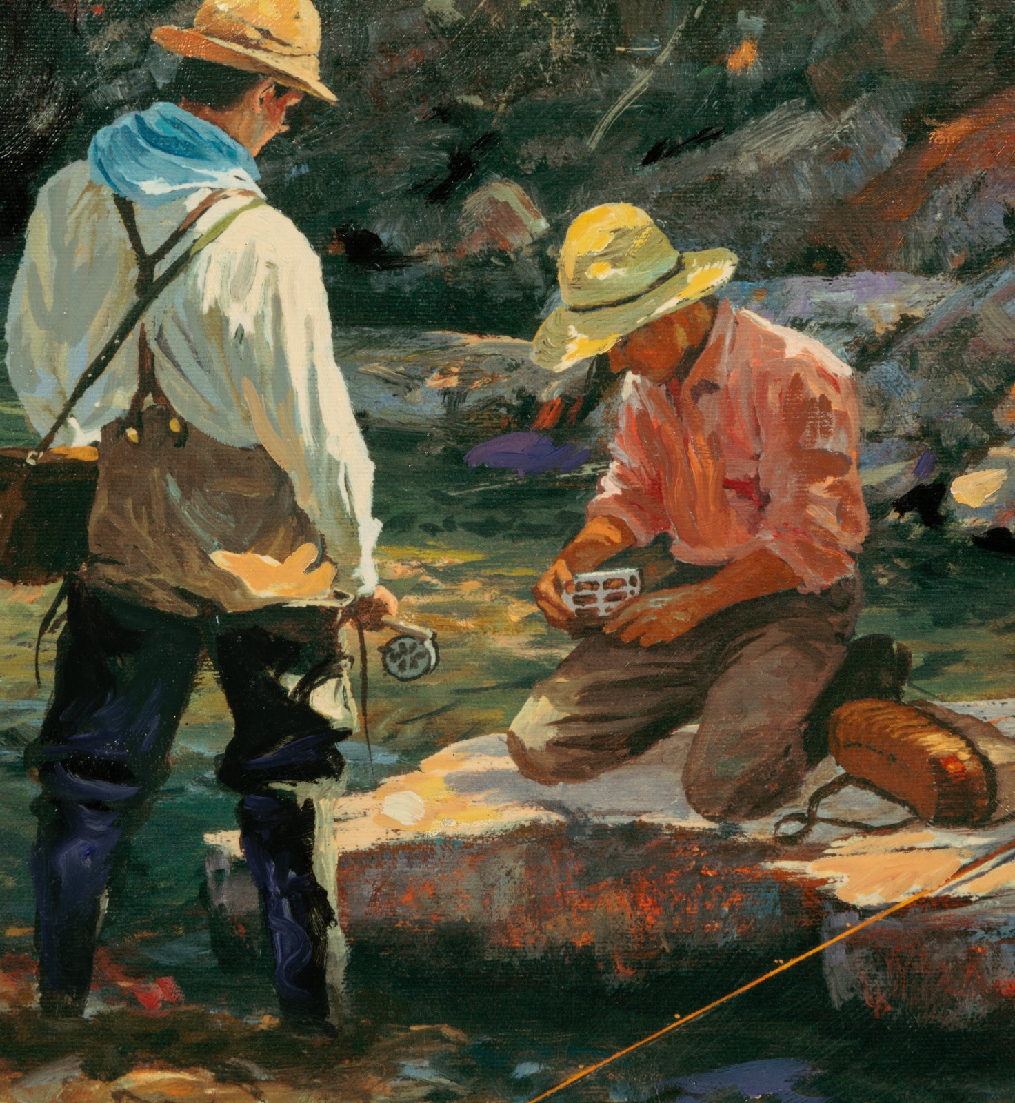 Brett James Smith | Fishing Friends | MutualArt