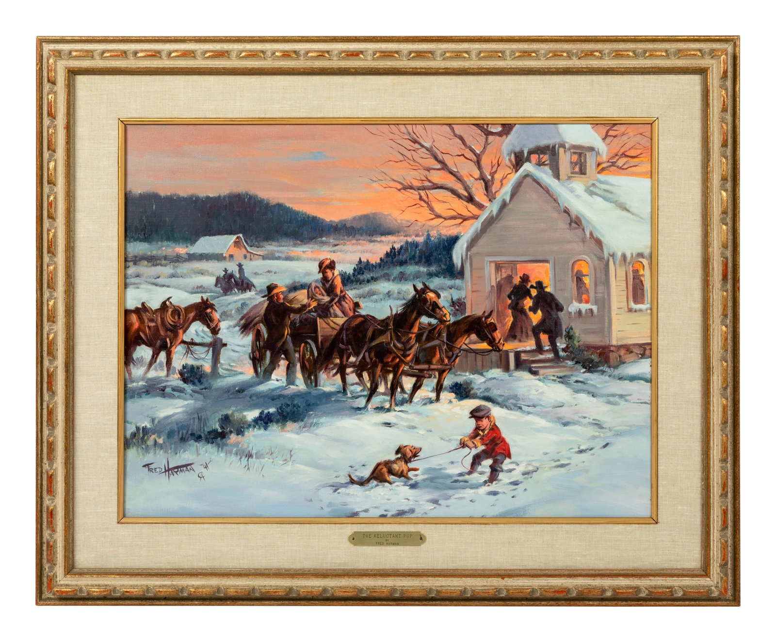 Fred Harman | The Reluctant Pup | MutualArt