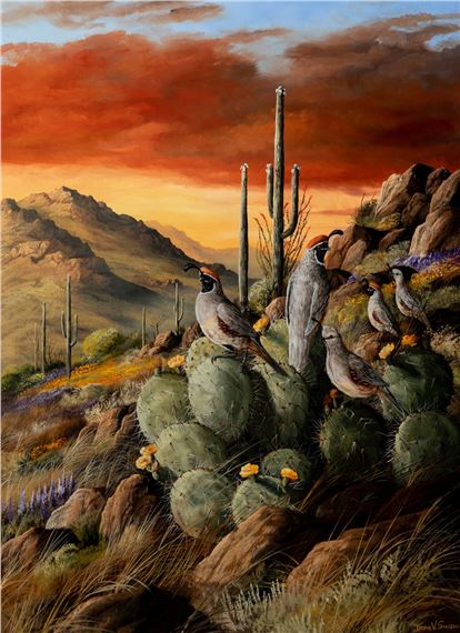 Trevor Swanson | Birds in Desert | MutualArt
