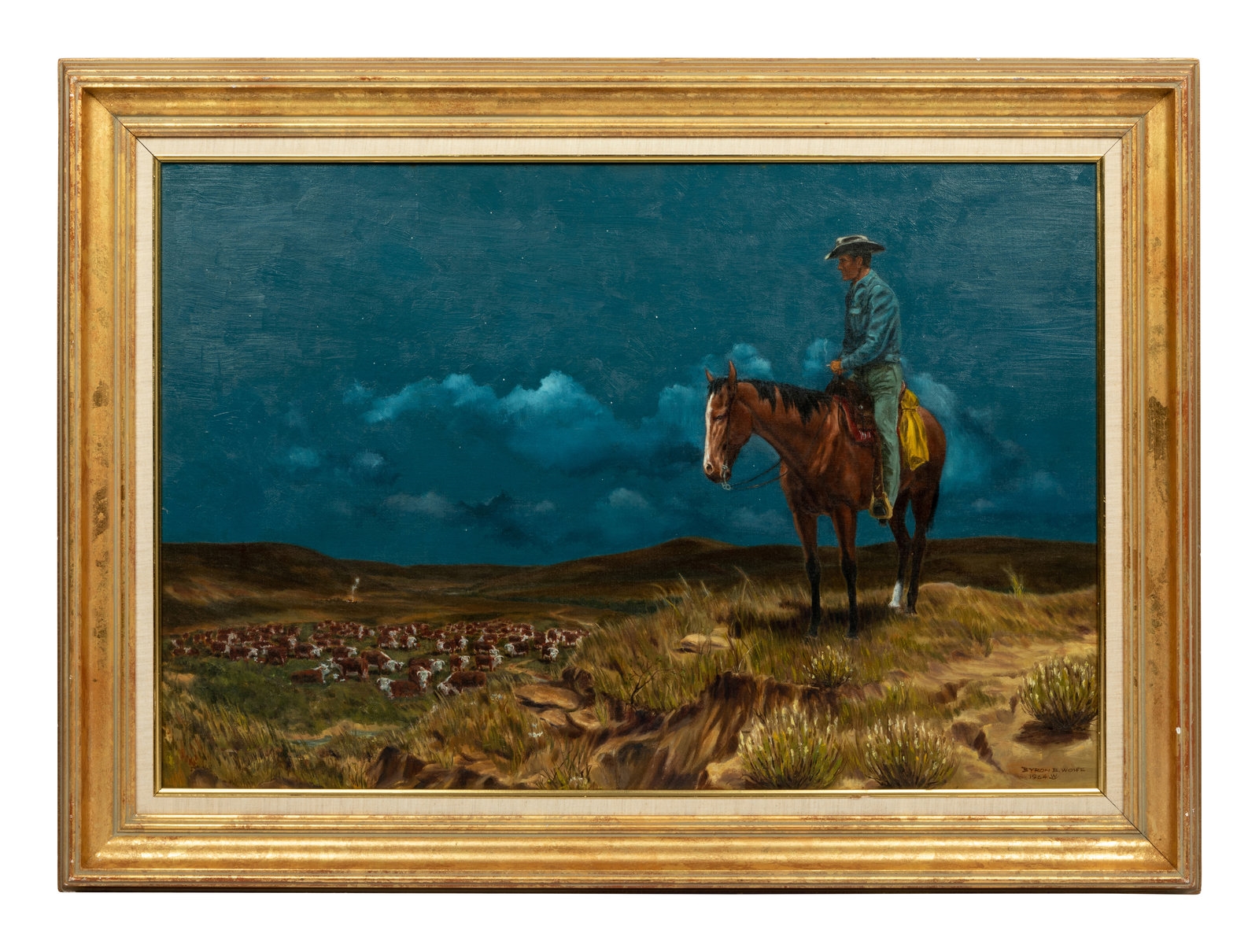 Byron Wolfe | The Night Herder (1964) | MutualArt