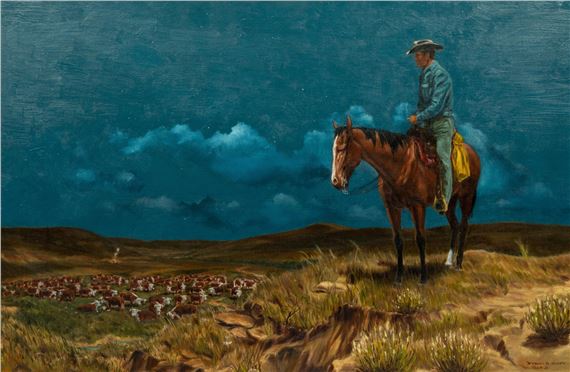 Byron Wolfe | The Night Herder (1964) | MutualArt