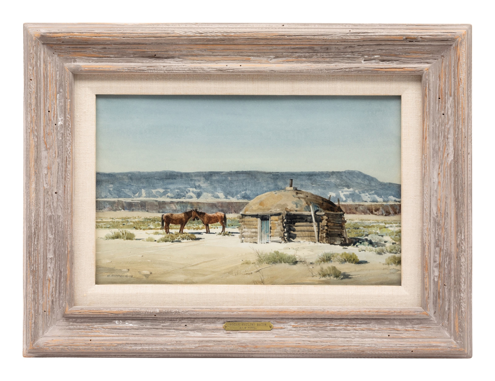 Morris Rippel | Hogan-Nazlini Basin (1975) | MutualArt