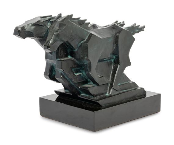 Ed Mell | Two Horses | MutualArt