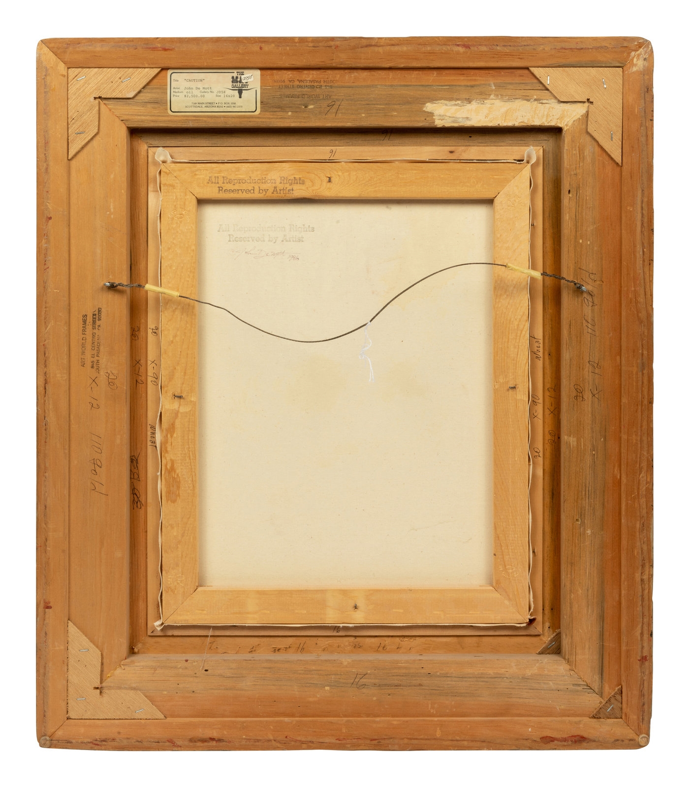 John DeMott | Caution (1986) | MutualArt