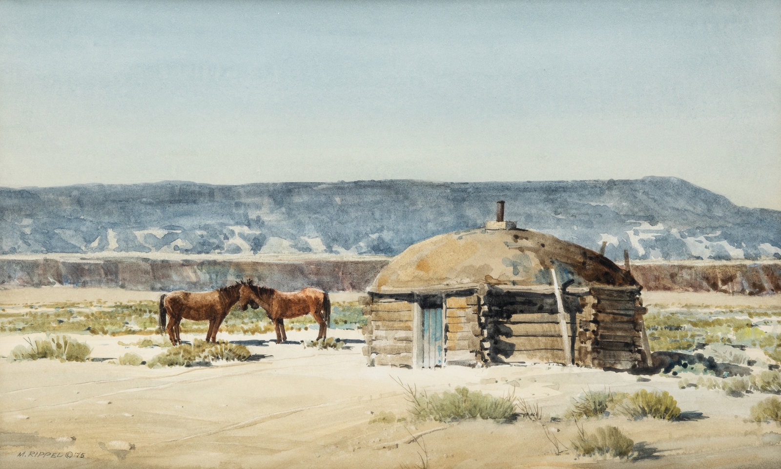 Morris Rippel | Hogan-Nazlini Basin (1975) | MutualArt