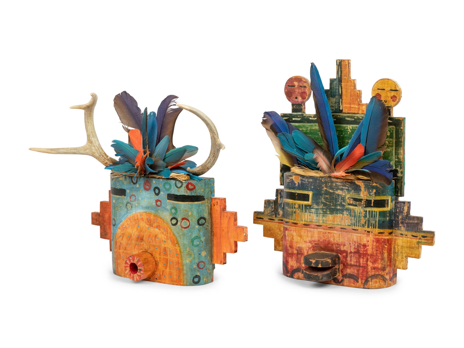 Gregory Lomayesva | Katsina Masks (1998) | MutualArt