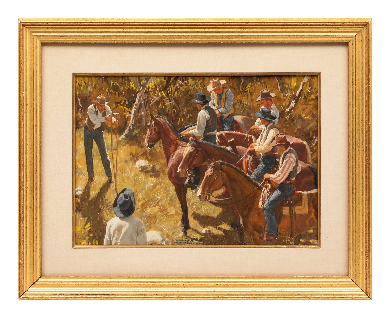 Donald Teague | Illustration for Saddle by Starlight | MutualArt