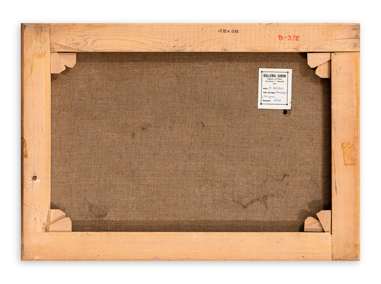 Mario Bardi | Paesaggio siciliano rosso (1970) | MutualArt