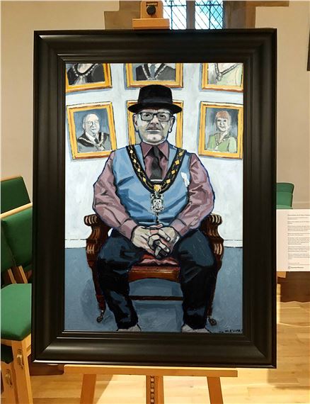 Matthew Lyons | Portrait of Cllr Richard Danny MaCrae the 45th Mayor of ...
