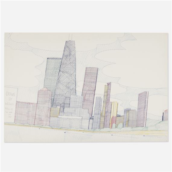 Wesley Willis | The Shore Line (1987) | MutualArt