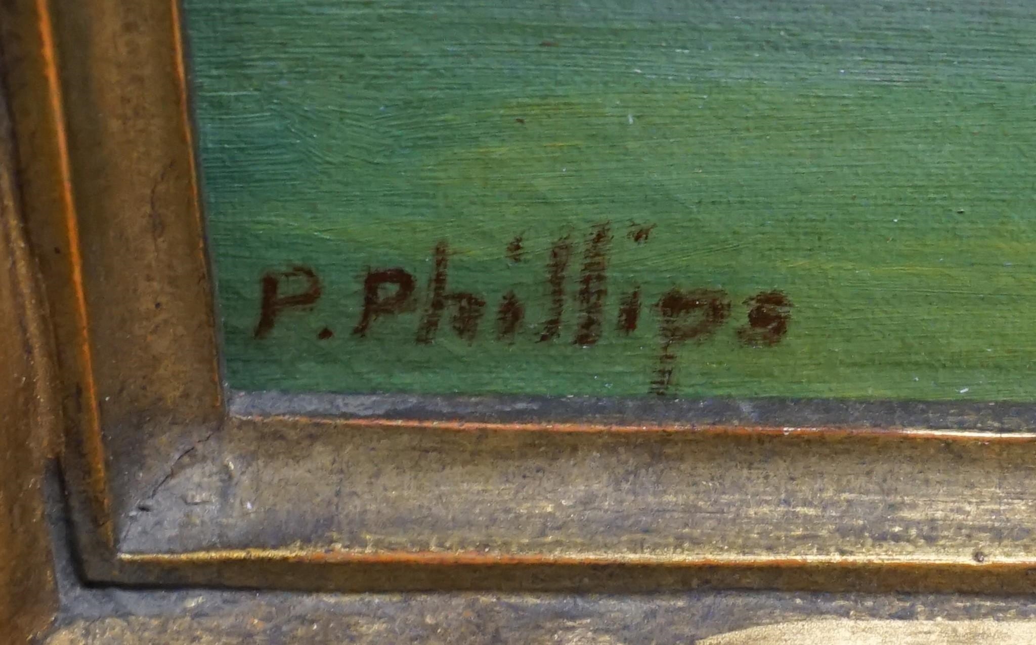 Patrick Phillips | Portrait of Two Young Girls | MutualArt