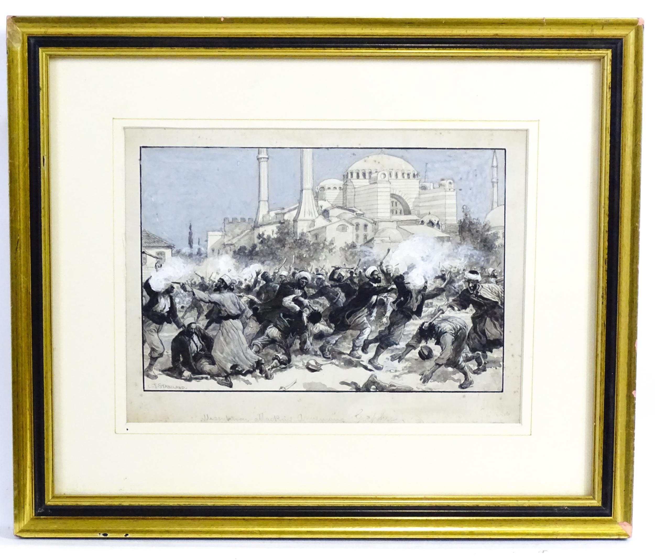 Charles Joseph Staniland | The Attack and Massacre of Armenians by ...