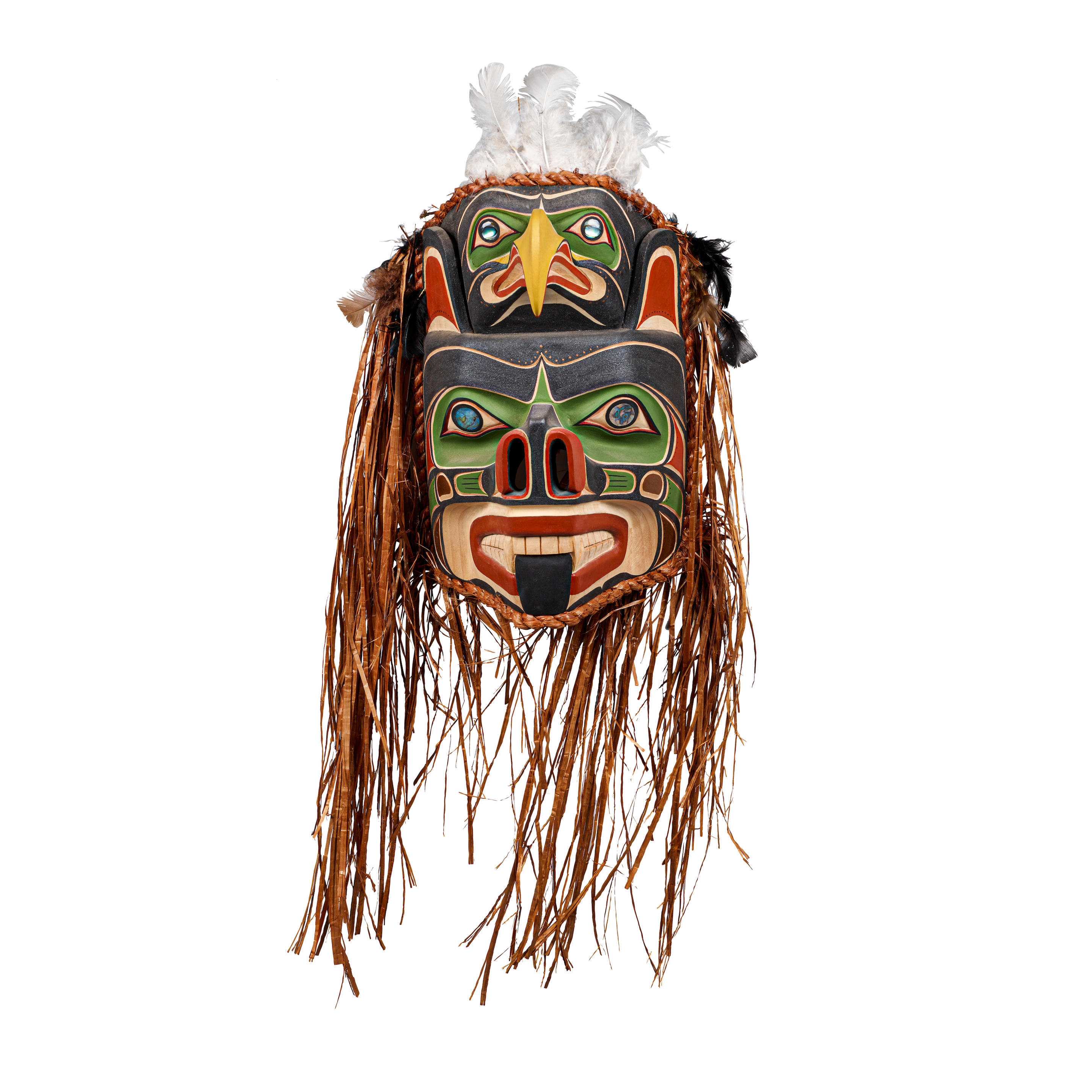 Randy Stiglitz | A Randy Stiglitz mask, Bear Mother with Eagle | MutualArt