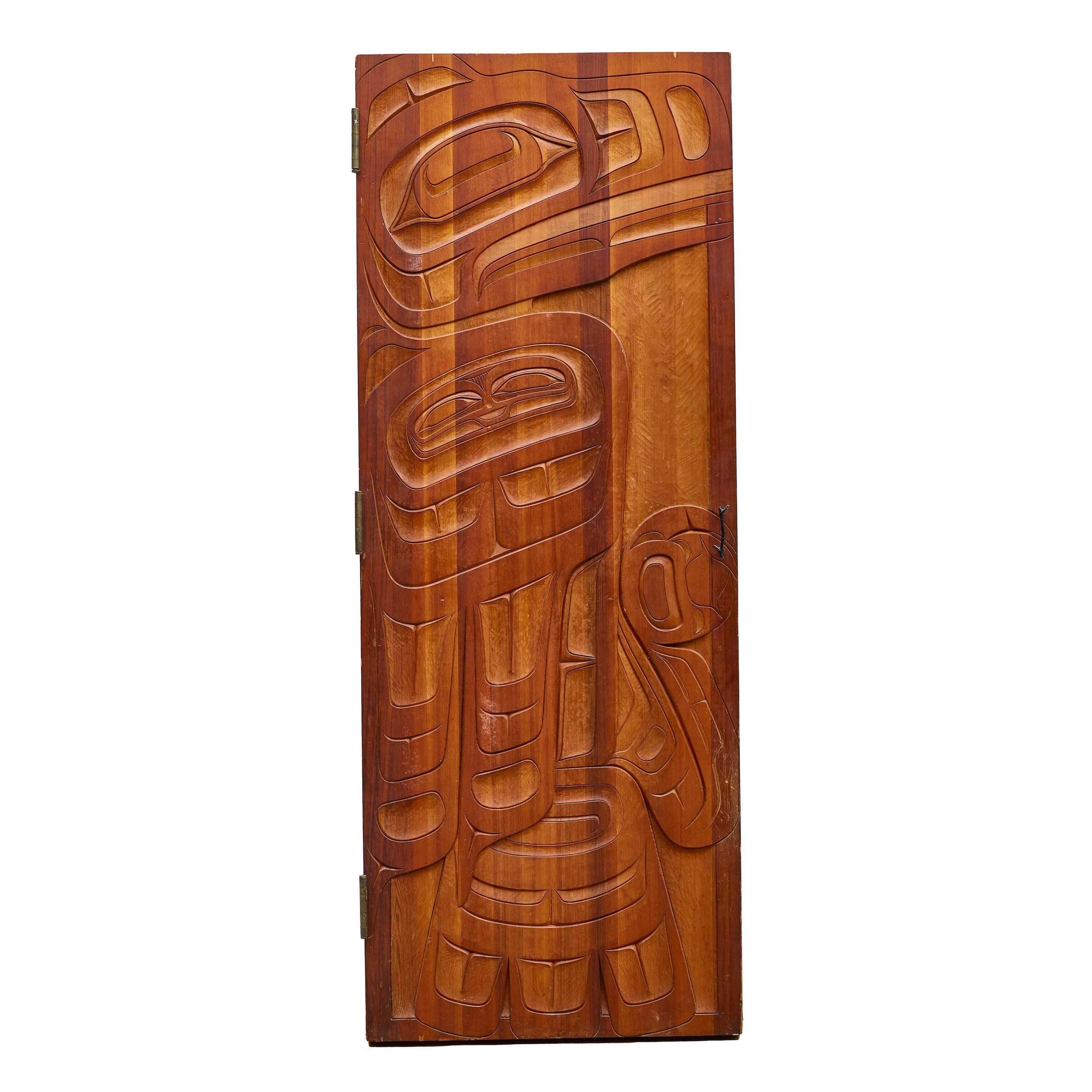 Tony Hunt | A Tony Hunt carved door | MutualArt
