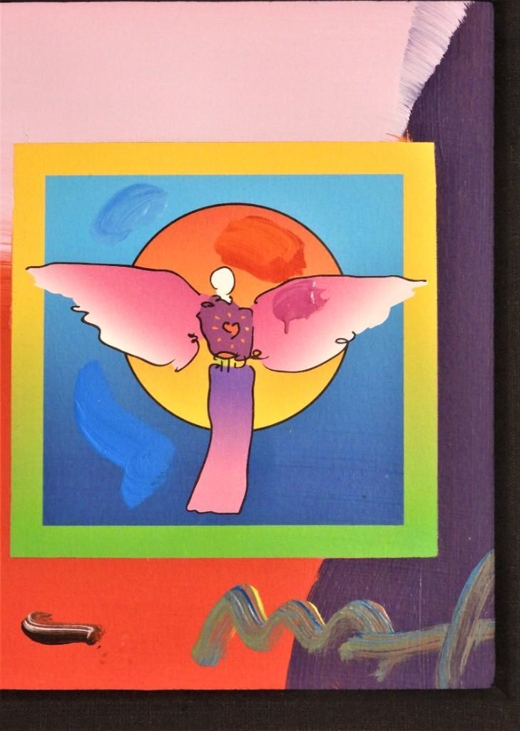 Peter Max | Angel with Sun on Blends (2006) | MutualArt
