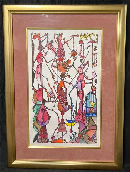 José María Mijares | Jose Maria Mijares (1921-2004) Cuban, Framed ...