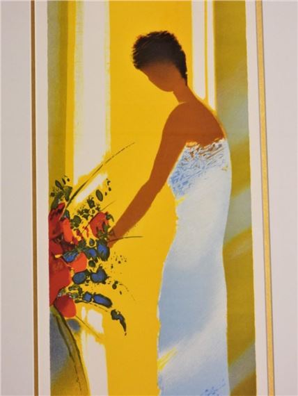 Émile Bellet | Emile Bellet: La robe Bleue 2005 - Serigraph (2005 ...