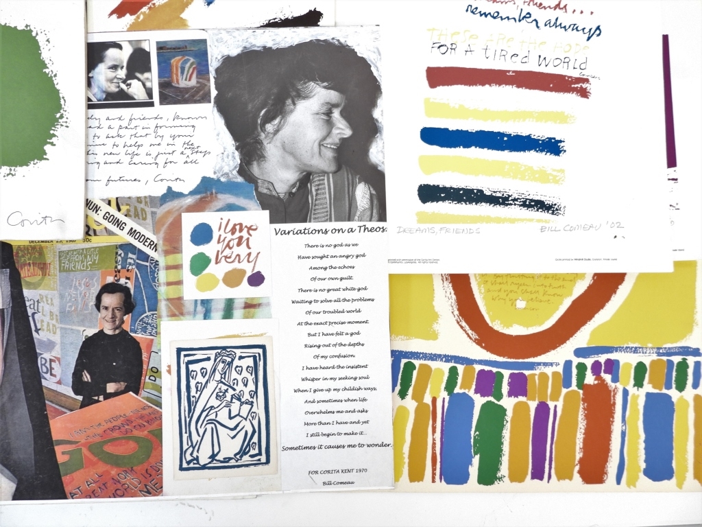 Corita Kent | often combining imagery with biblical text. Comeau was a ...