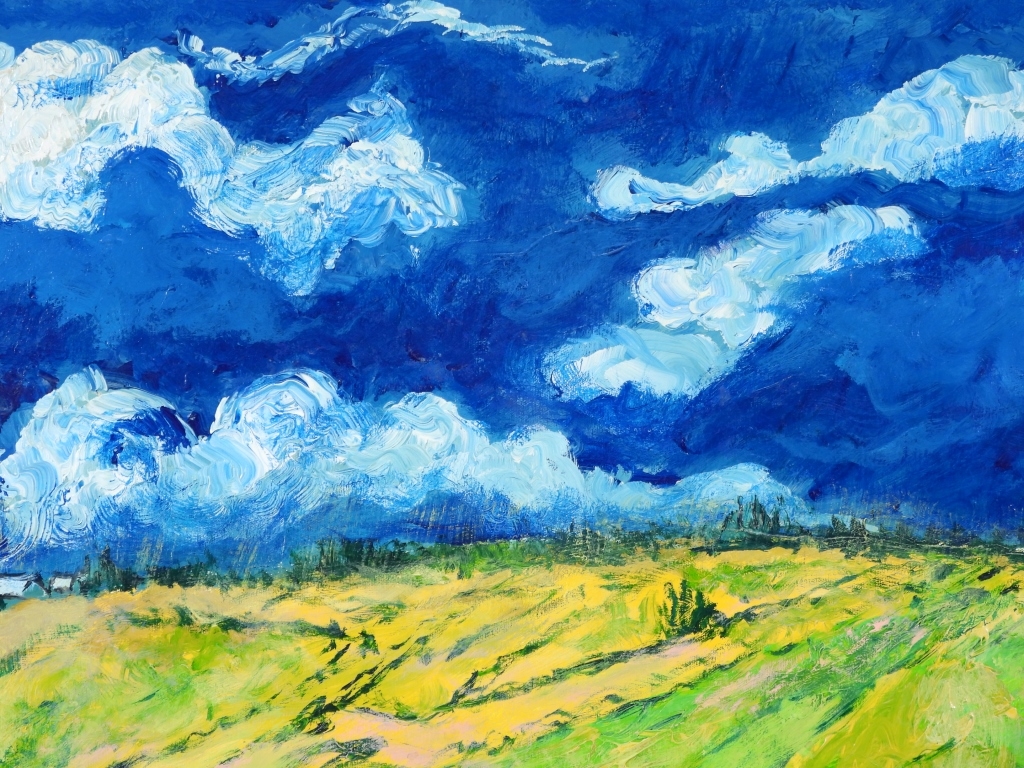 Bill Comeau | rolling fields beneath a vivid blue sky. Comeau was a ...