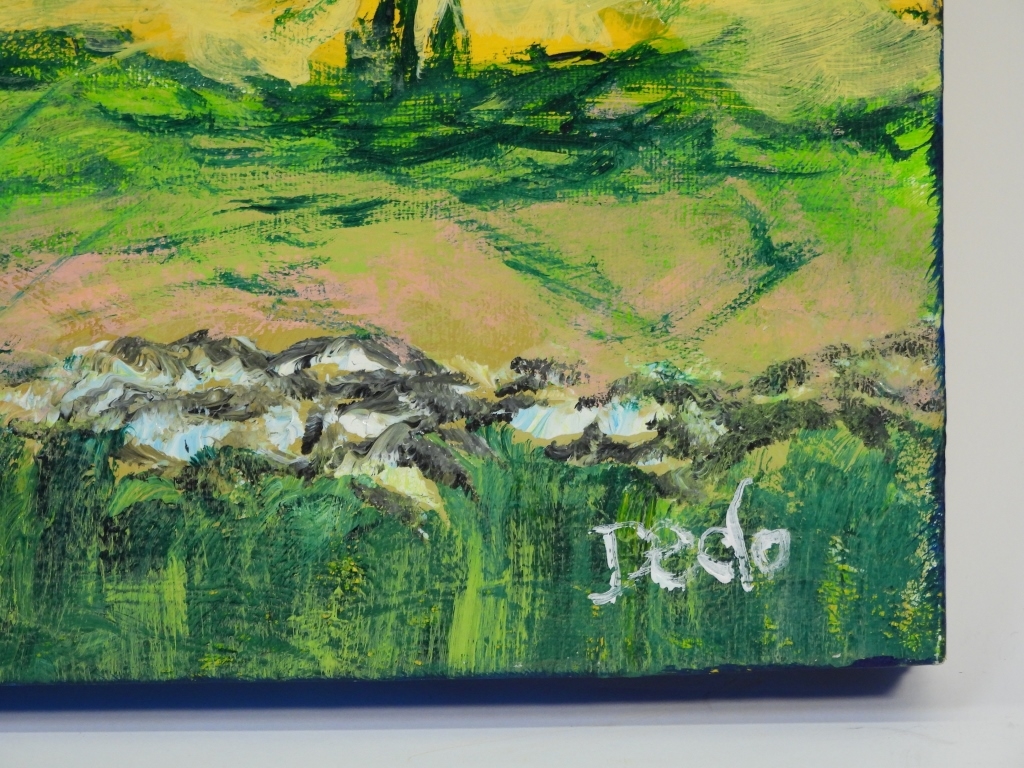 Bill Comeau | rolling fields beneath a vivid blue sky. Comeau was a ...