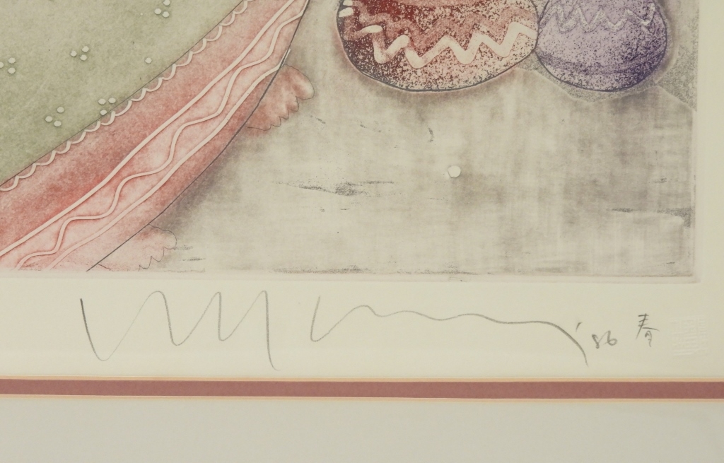 Eng Tay | Eng Tay Lover Modern Figurative Lithograph (1947) | MutualArt