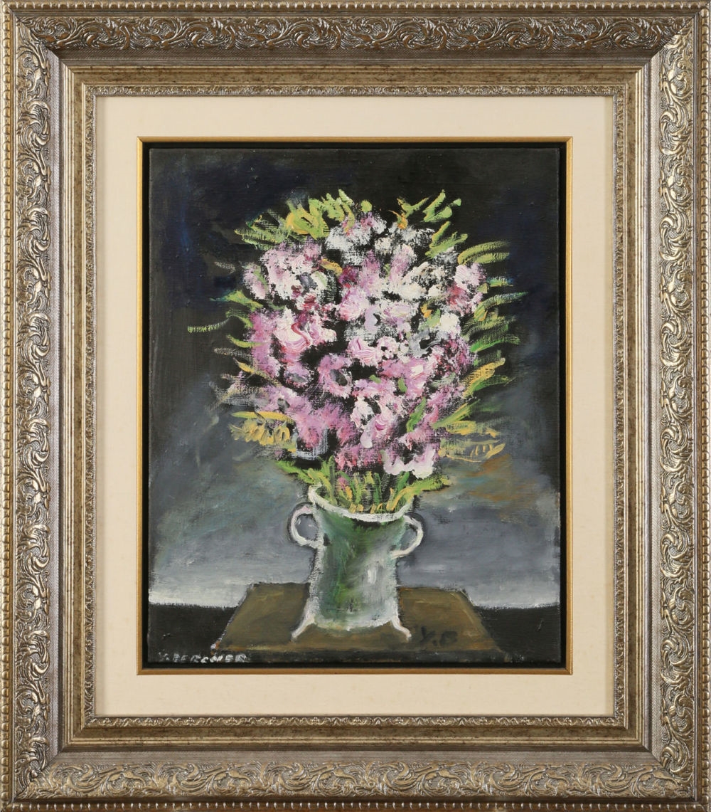 Yosl Bergner | Flower Vase | MutualArt