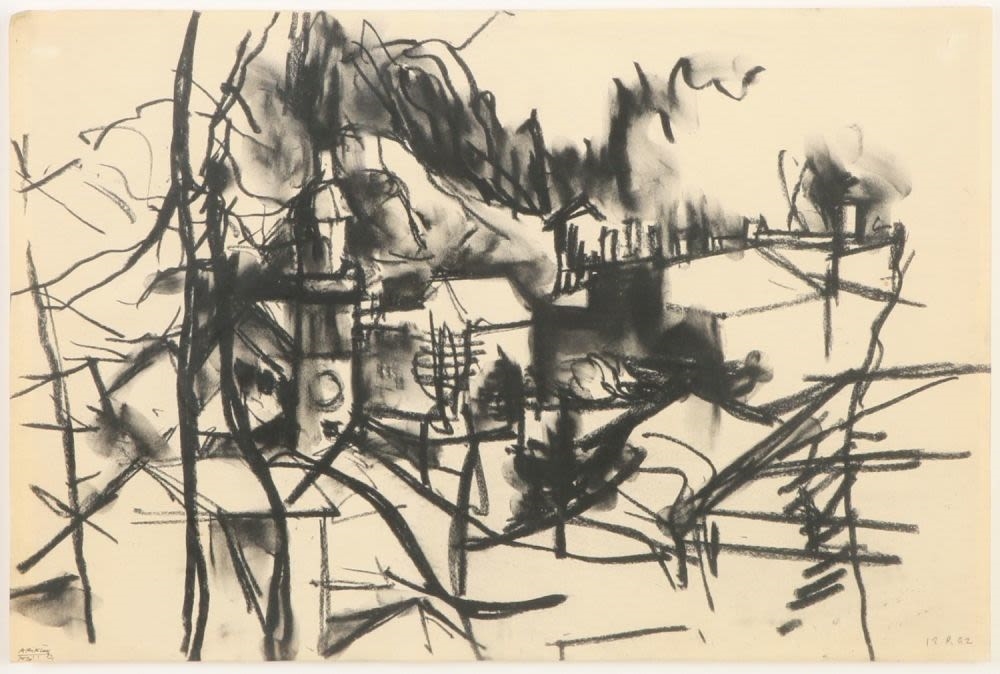 Avigdor Arikha | Landscape in Switzerland (1962) | MutualArt