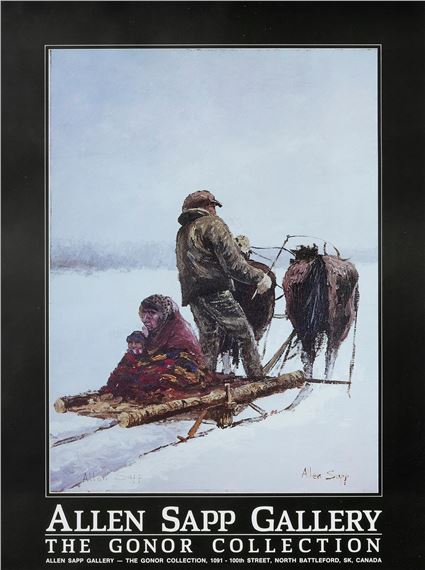 Allen Sapp | Gallery Poster | MutualArt