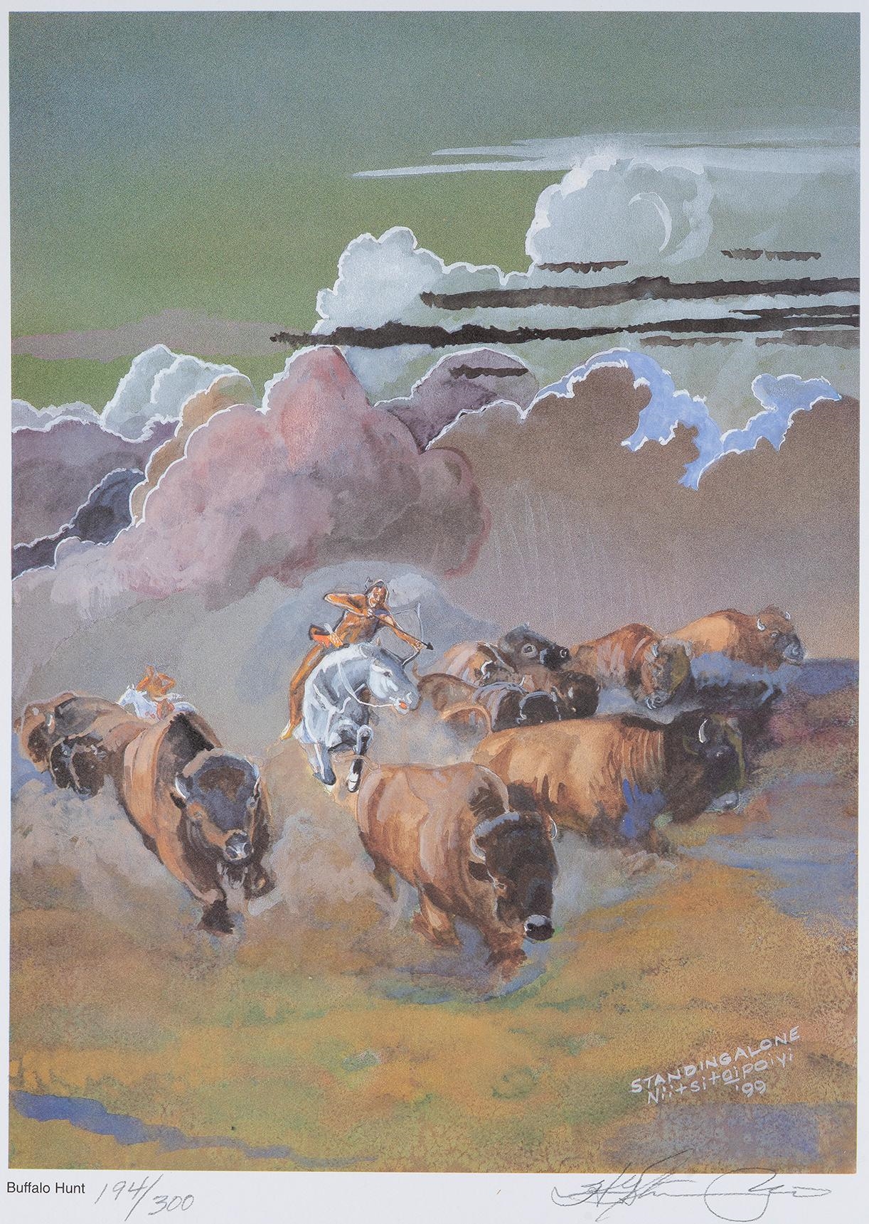 Henry Standing Alone | Buffalo Hunt | MutualArt