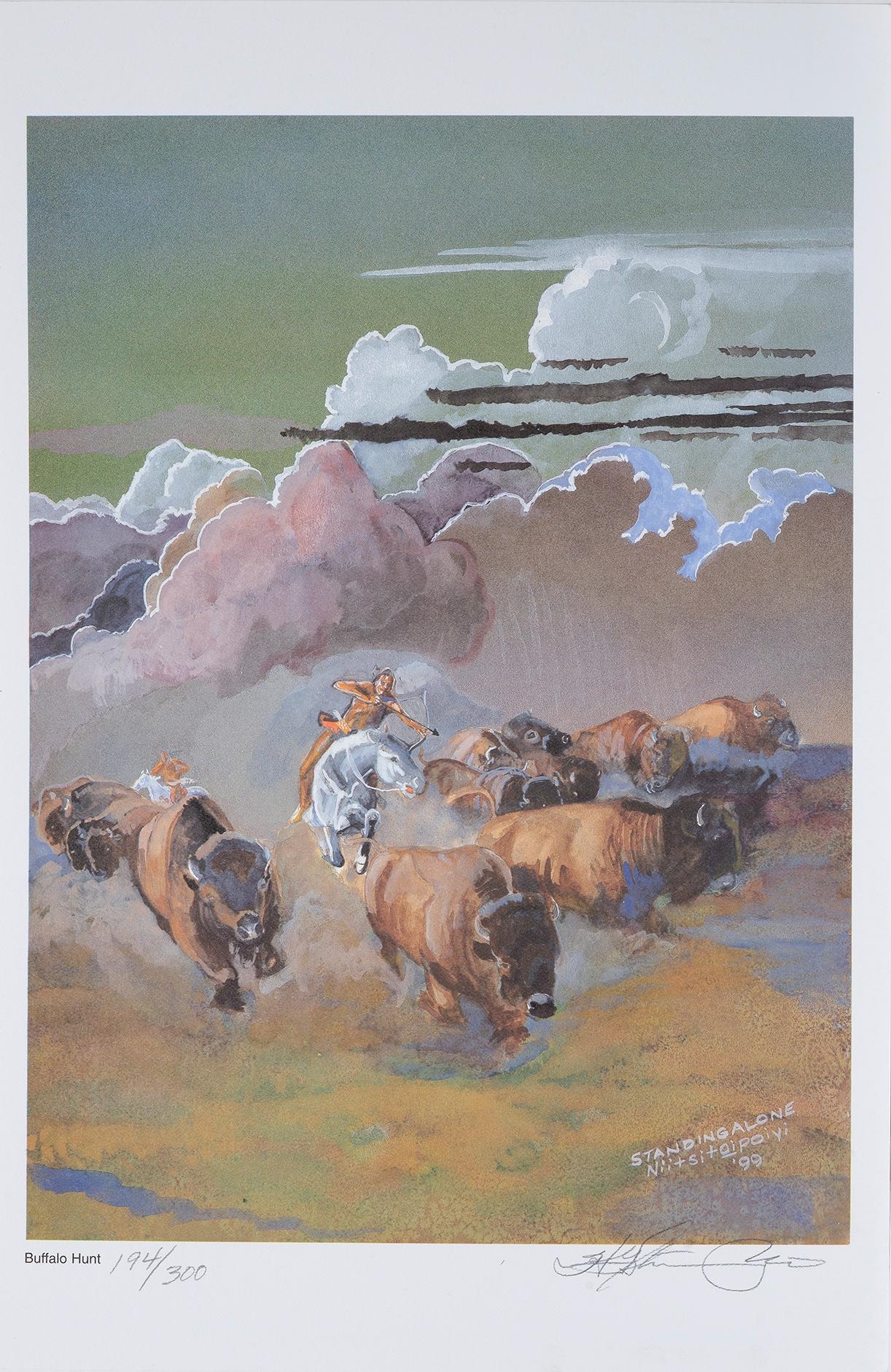 Henry Standing Alone | Buffalo Hunt | MutualArt