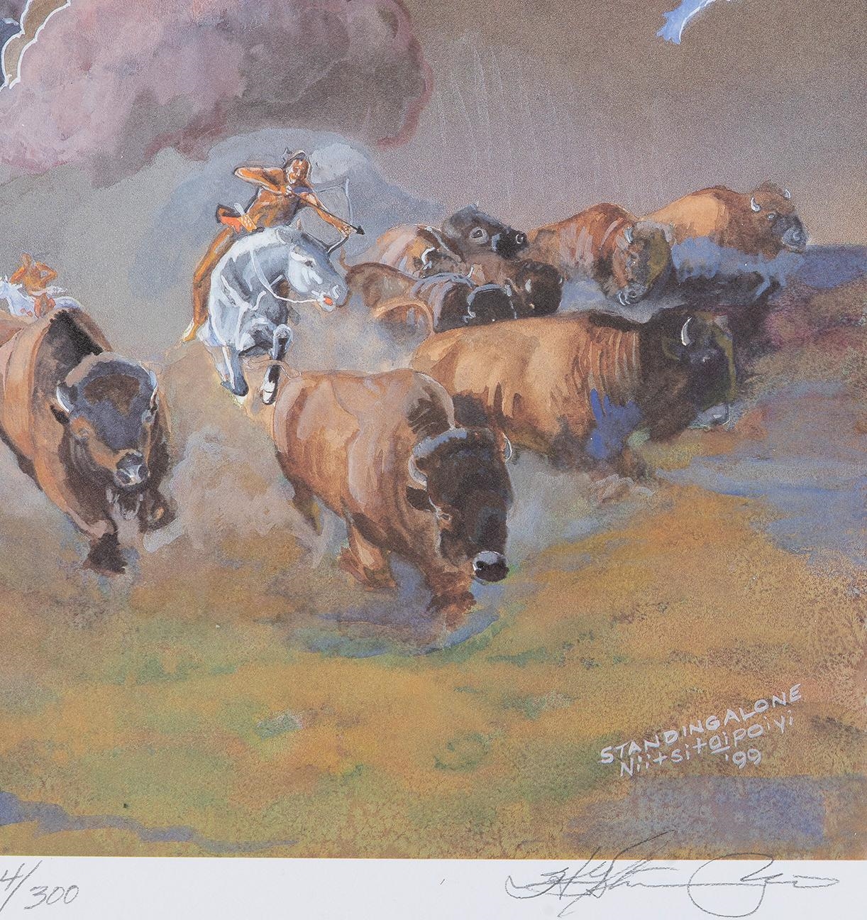 Henry Standing Alone | Buffalo Hunt | MutualArt