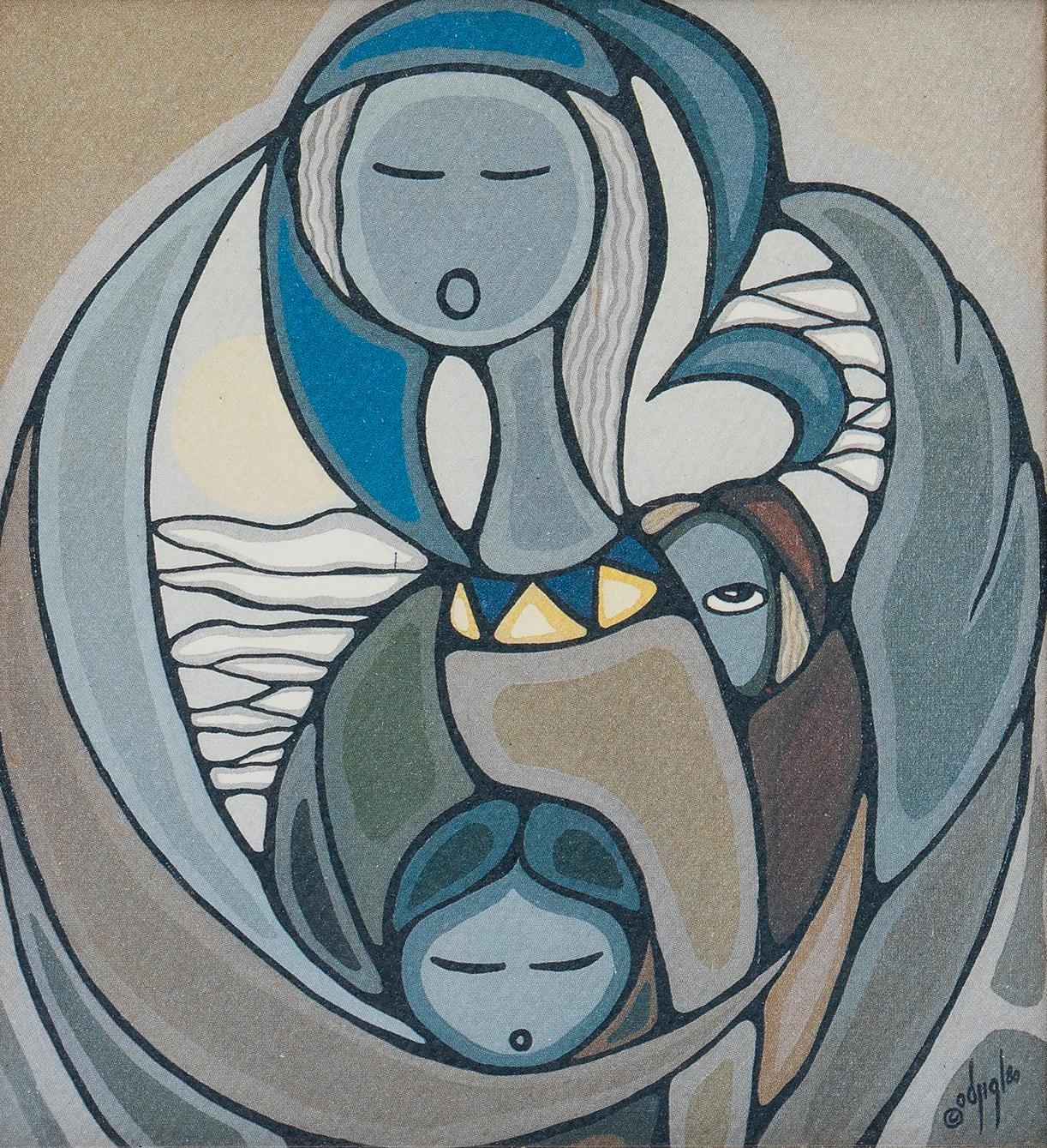 Daphne Odjig | Under Her Protective Wings | MutualArt