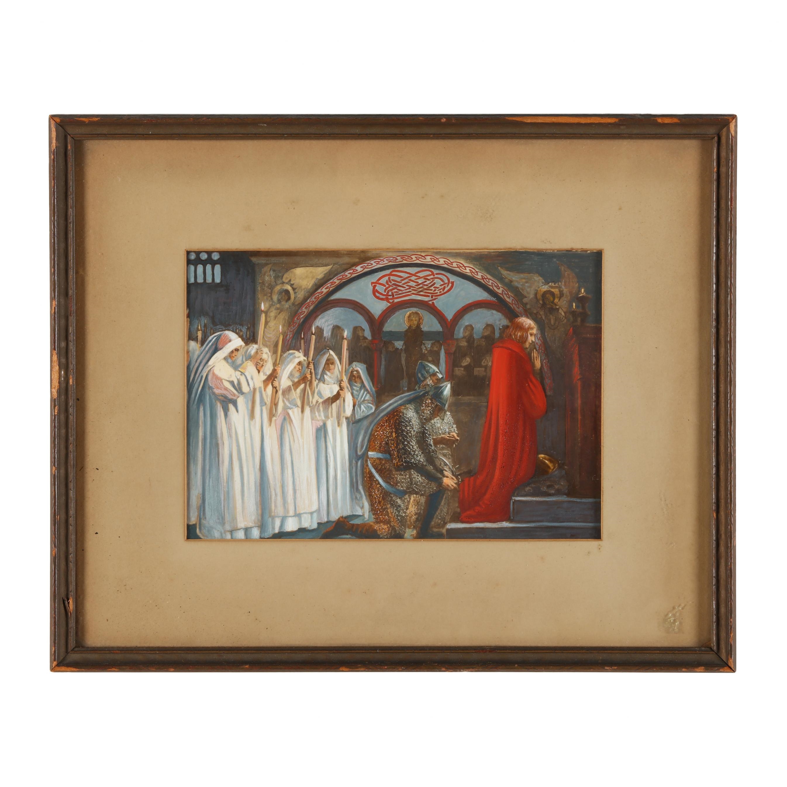Edwin Austin Abbey | Oath of Knighthood | MutualArt