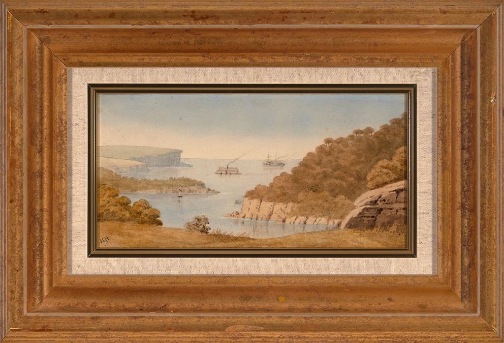 John Barr Clarke Hoyte | Boats in the Headlands | MutualArt