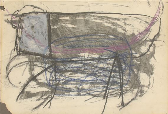 Roger Hilton | Artist and Model (1973) | MutualArt